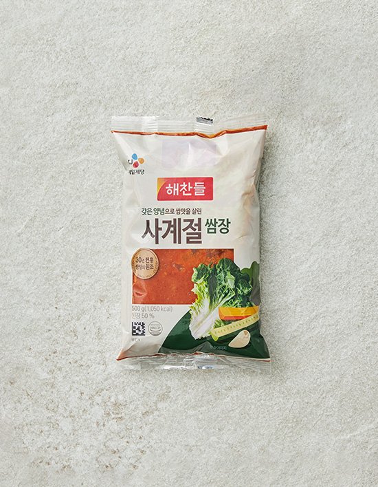 [해찬들] 사계절 쌈장 500g 리필용 마켓컬리